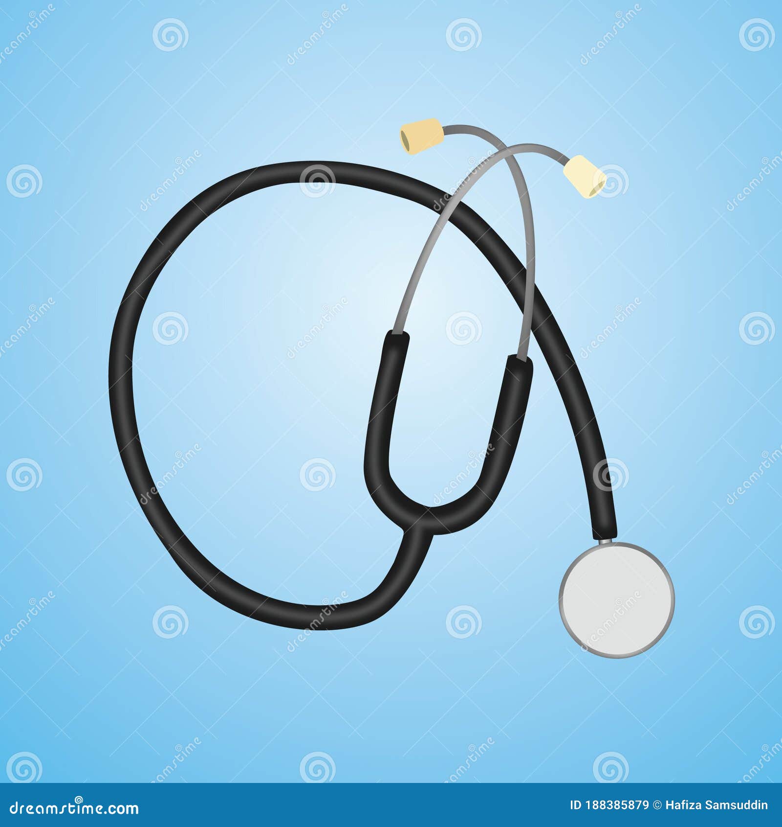 Stethoscope. Vector Illustration Decorative Design Stock Vector ...