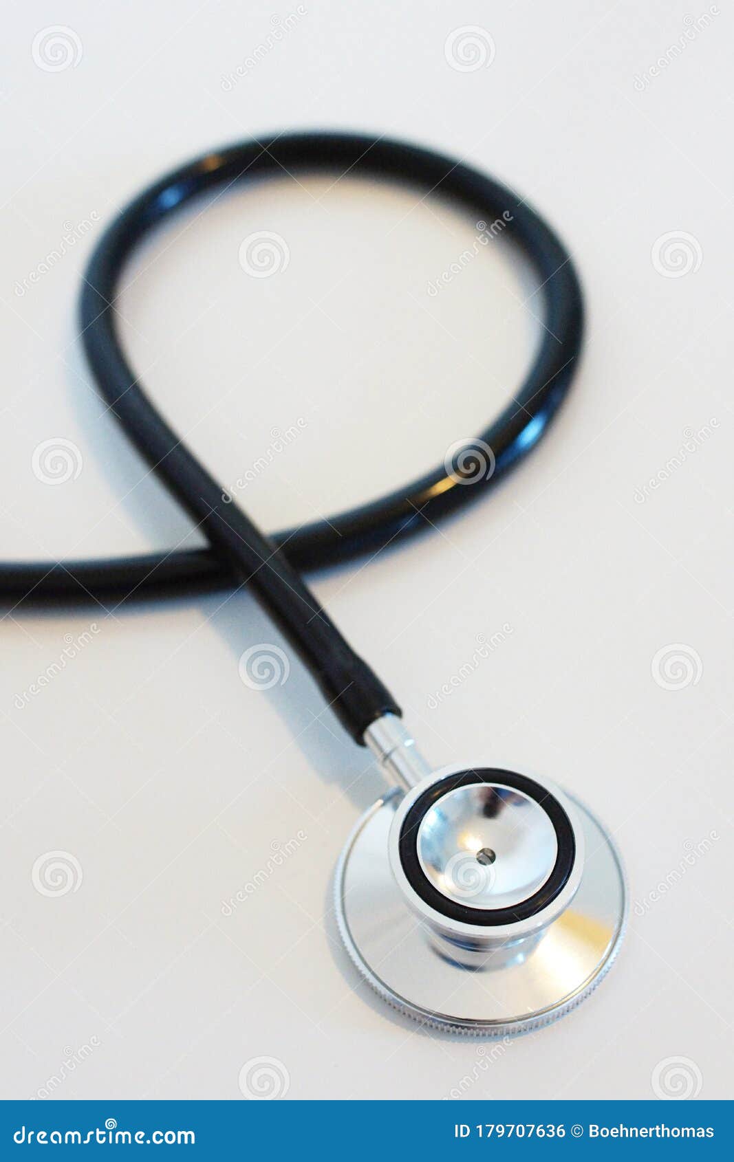 Stethoscope on white. stock photo. Image of diagnosis - 179707636