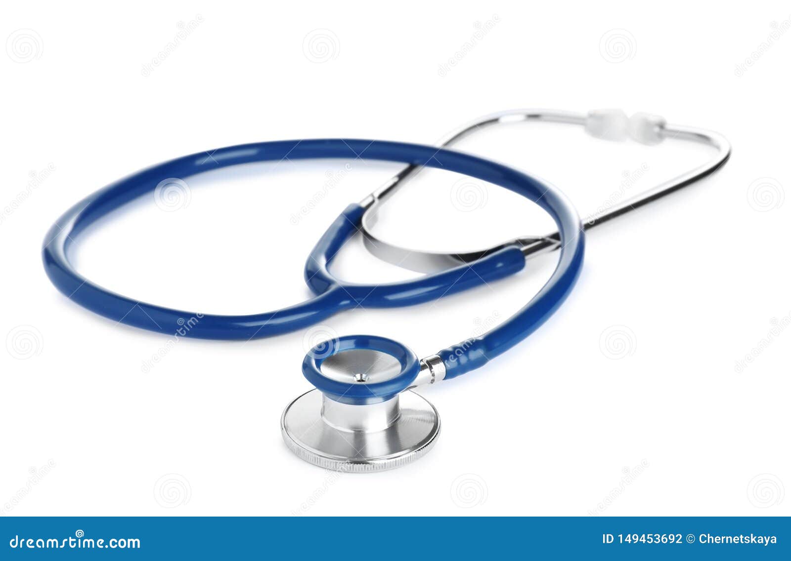 Stethoscope on White. Professional Medical Device Stock Photo - Image ...