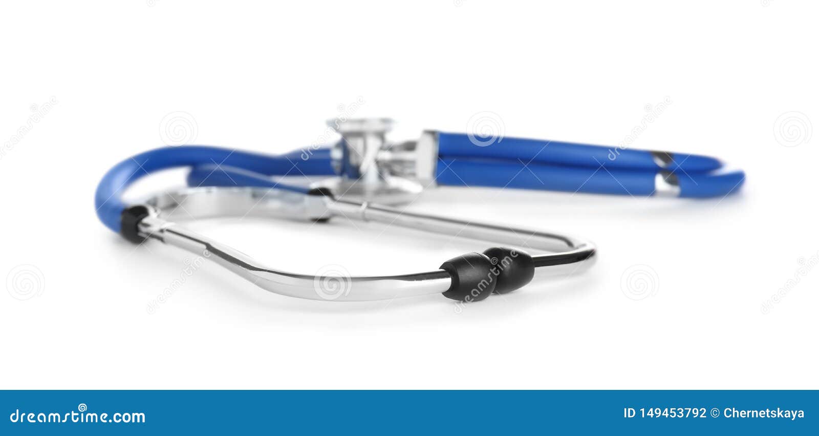 Stethoscope on White. Professional Medical Device Stock Photo - Image ...