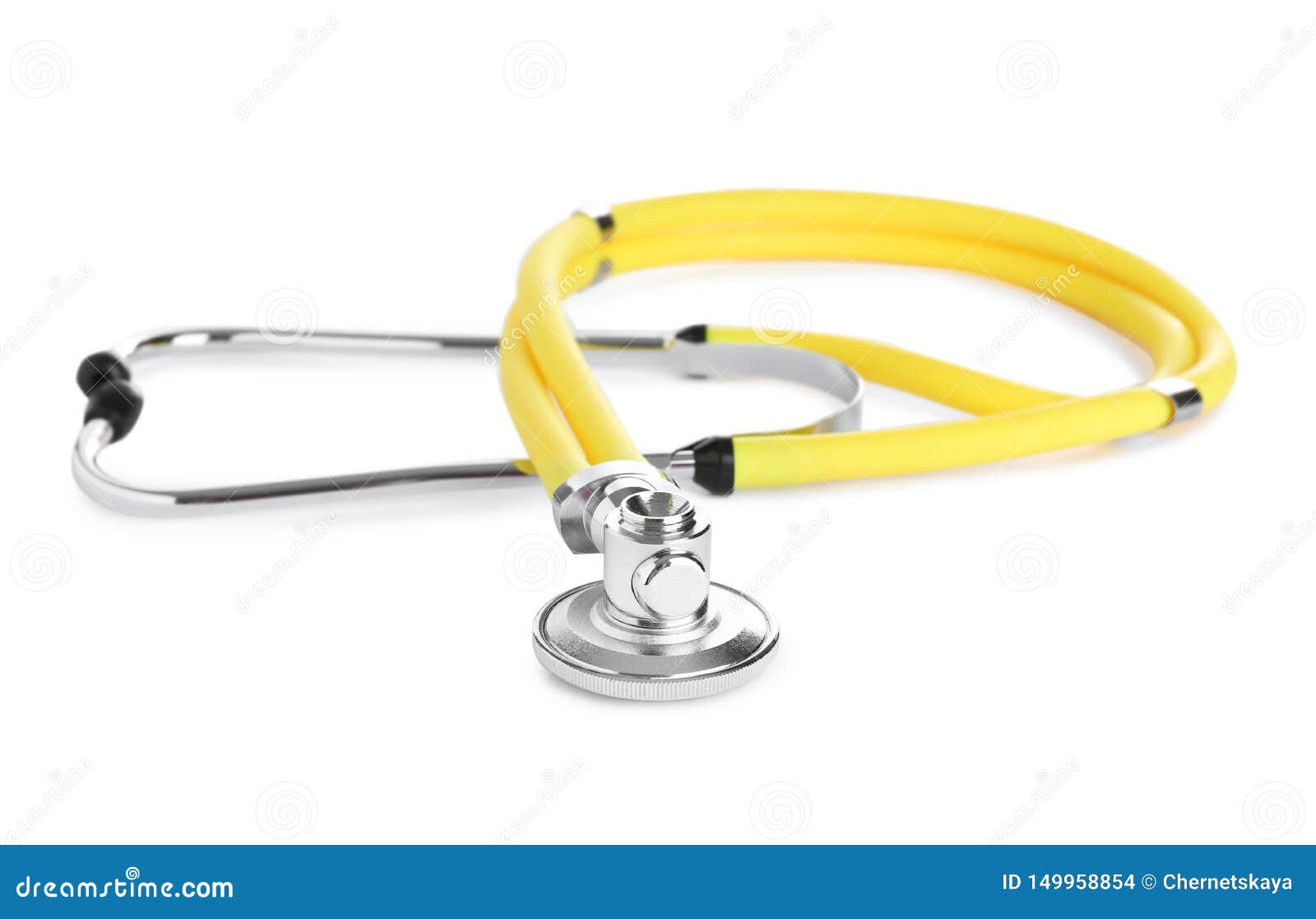 Stethoscope on White. Professional Medical Device Stock Photo - Image ...