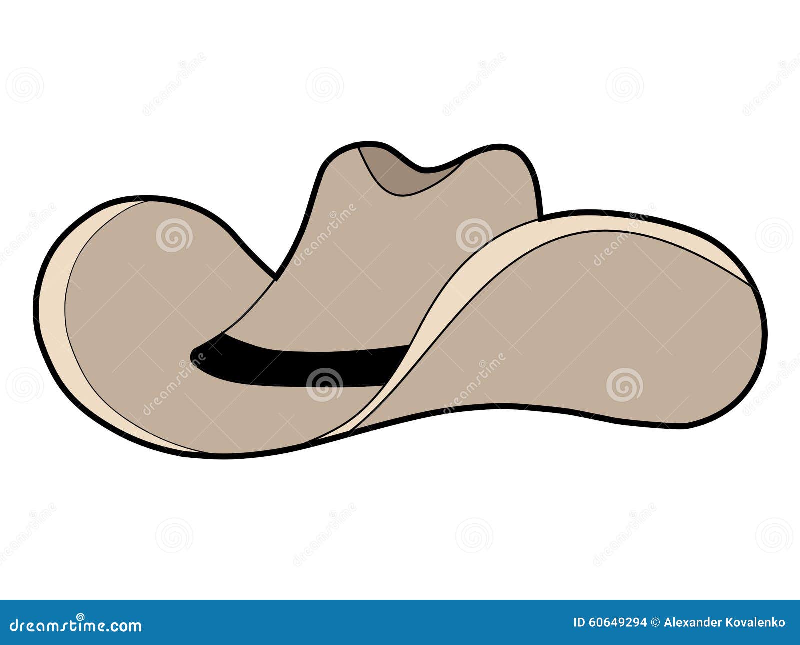Stetson, Cowboy Hat Stock Illustration | CartoonDealer.com #60649294