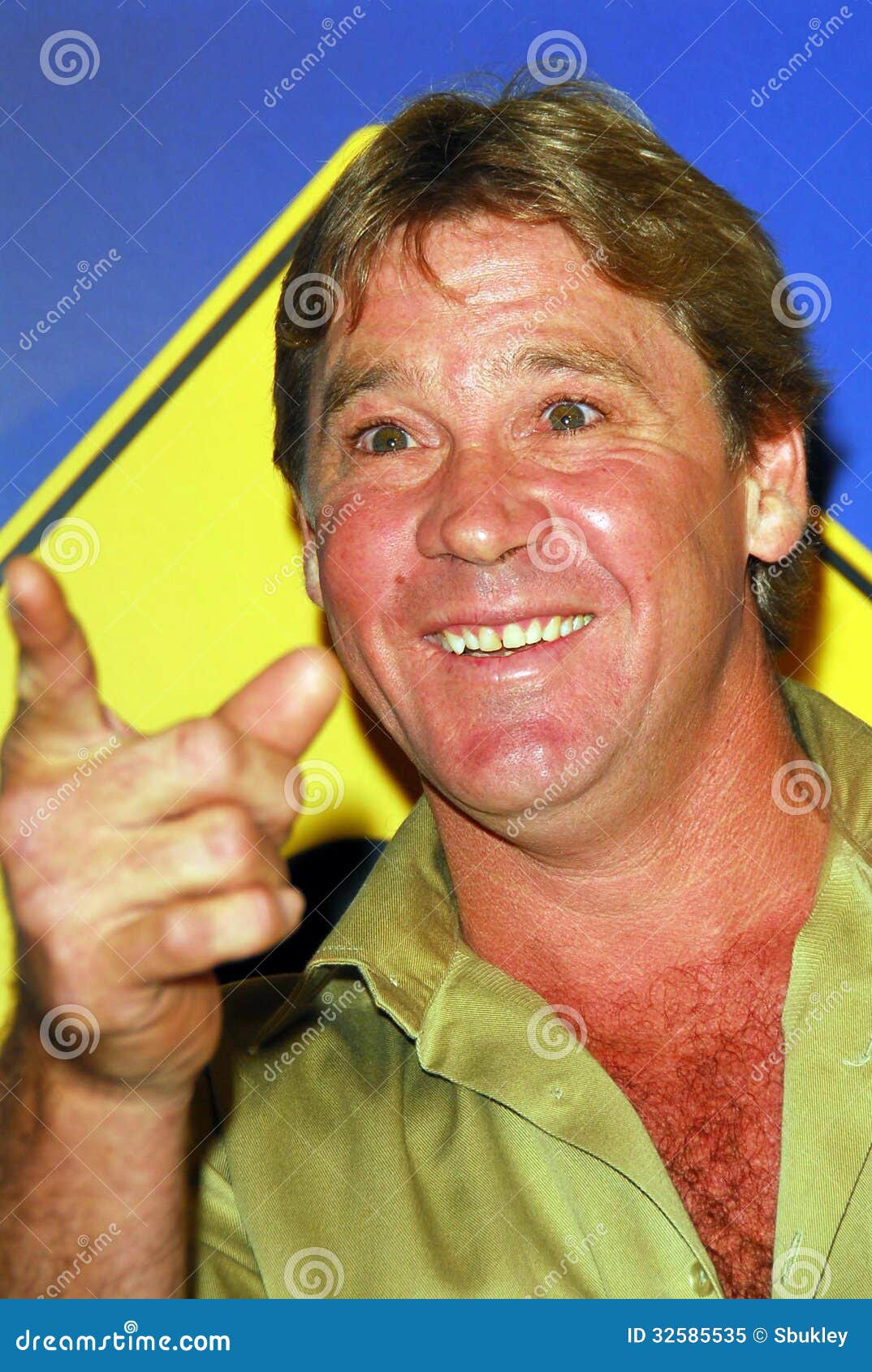 Steve Irwin imagen editorial. Imagen de paladio, iconos - 32585535