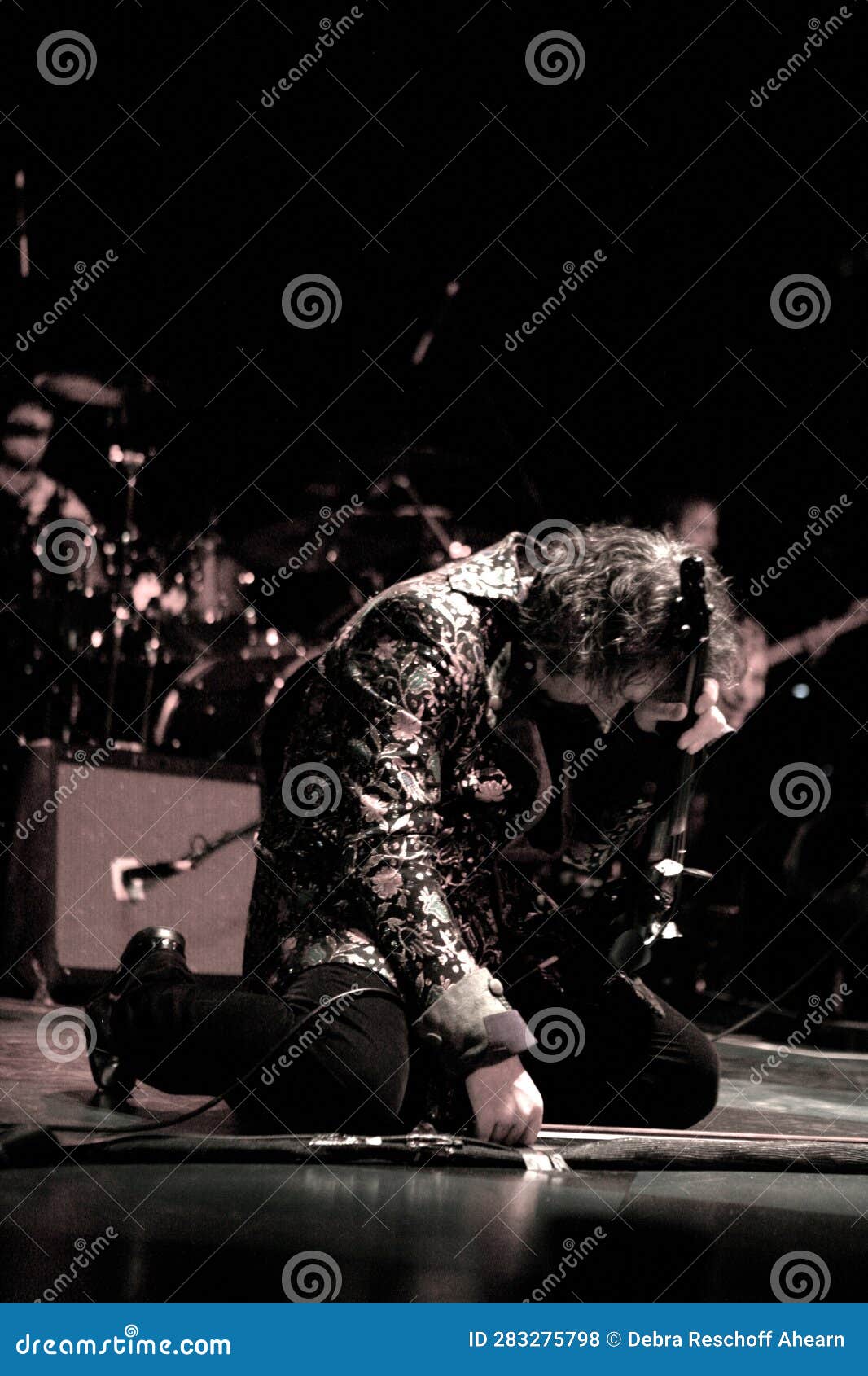 Steve Wickham of the Waterboys Live at Webster Hall NYC Editorial Stock ...
