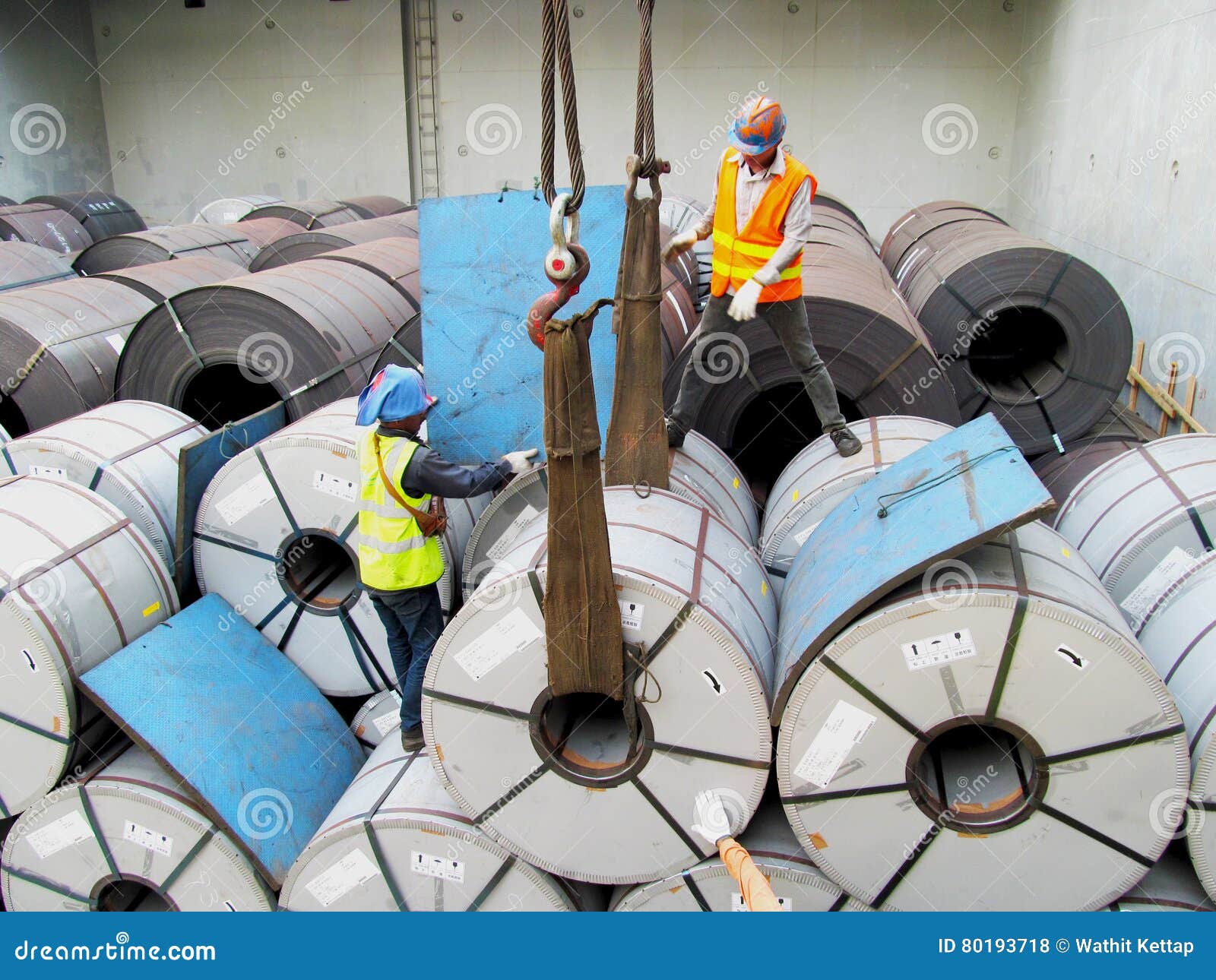 Stevedore editorial stock photo. Image of cargo, forklift - 80193718