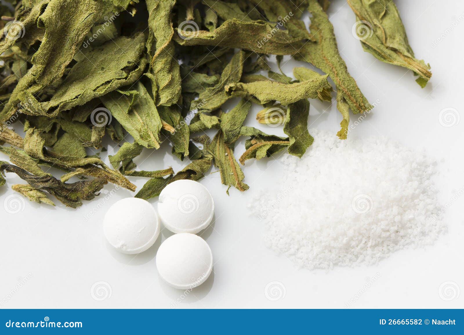 Stevia in three forms stock photo. Image of controversial - 26665582