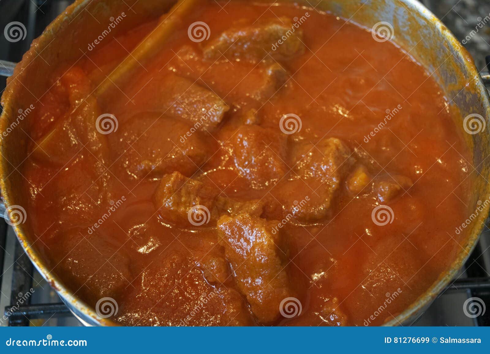 Stew wild boar stock image. Image of tomato, ragu, boar - 81276699