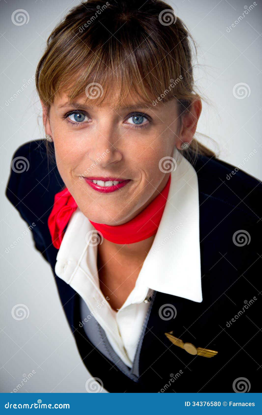 Stewardess stock photo. Image of crew, professional, airplane - 34376580