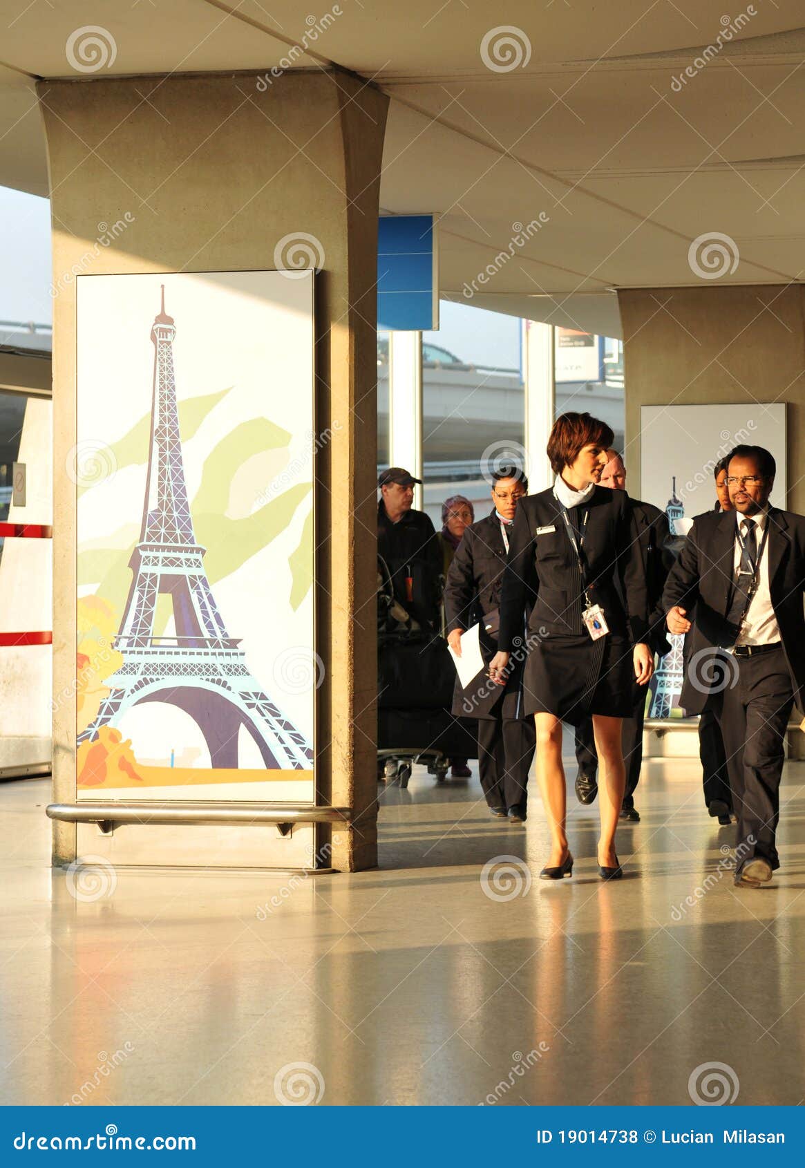Stewards editorial stock photo. Image of paris, agency - 19014738