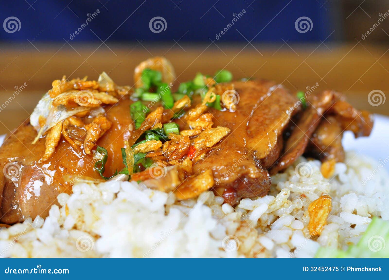 Stewed chicken and rice stock image. Image of spicy, stewed - 32452475