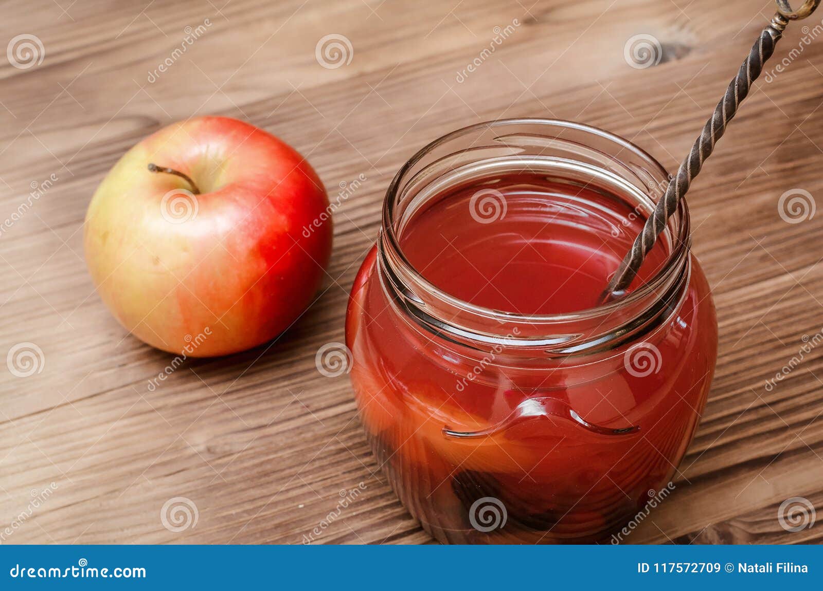 Stewed fruit compote. stock image. Image of breakfast - 117572709
