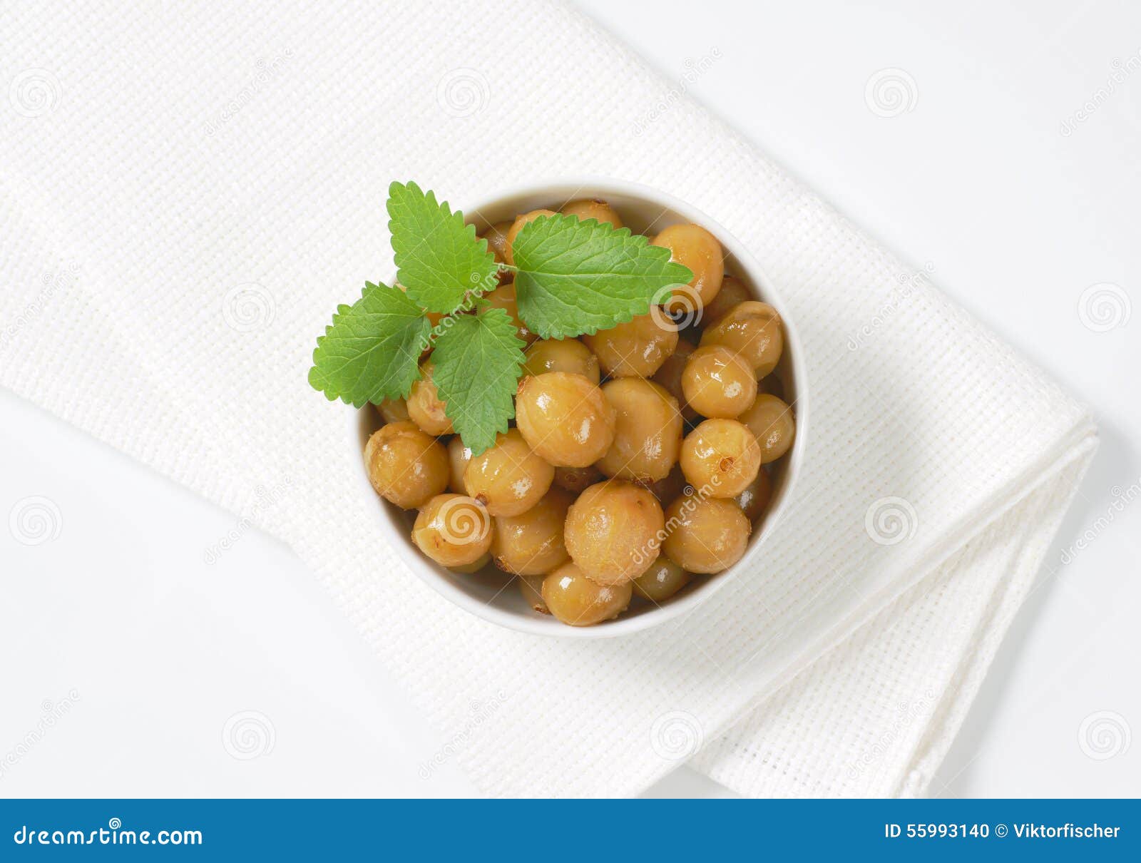 Stewed gooseberries stock photo. Image of juicy, cloth - 55993140