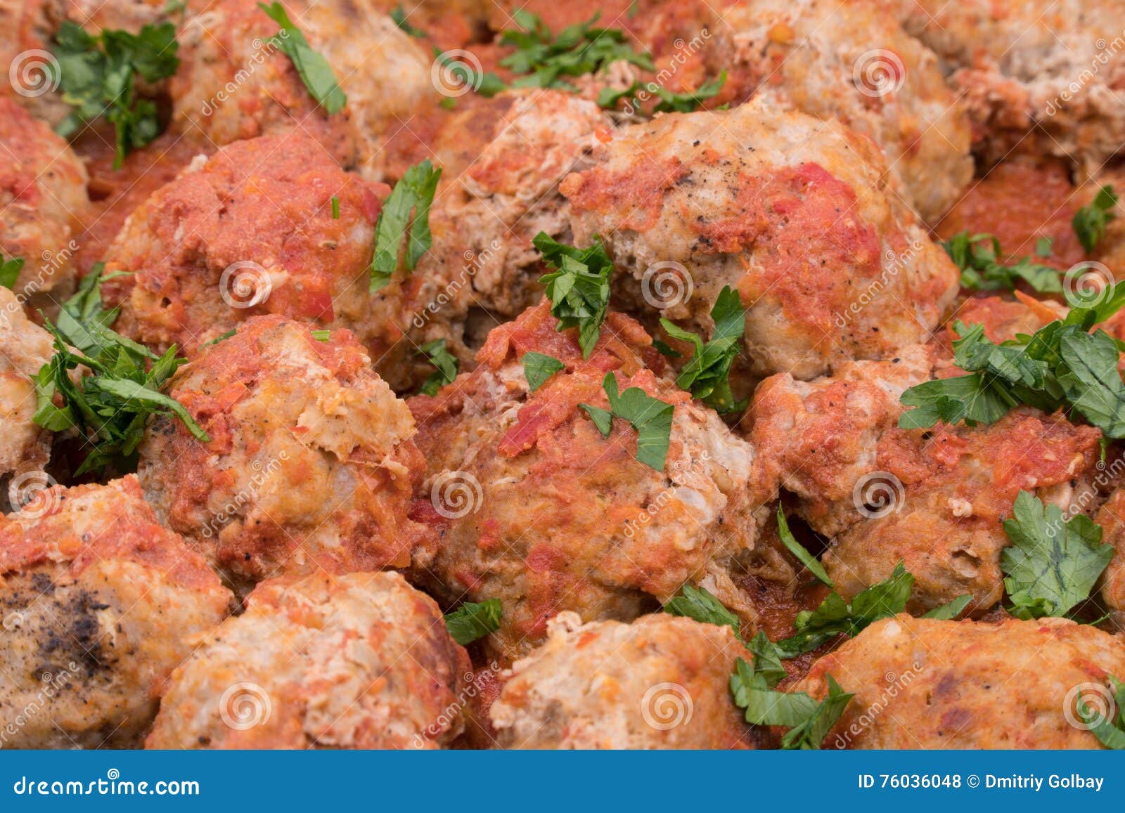 Stewed meatballs. stock photo. Image of background, nutrition - 76036048