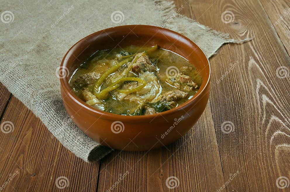 Stewed Mutton Medieval stock photo. Image of garnish - 87881274