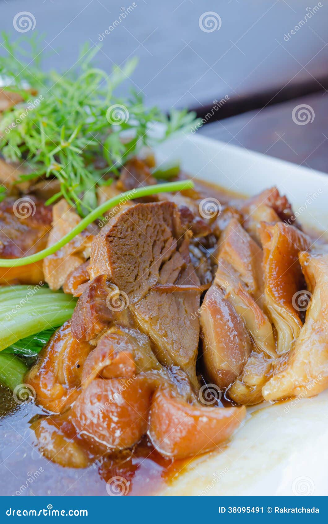 Stewed pork stock image. Image of dongpo, belly, food - 38095491
