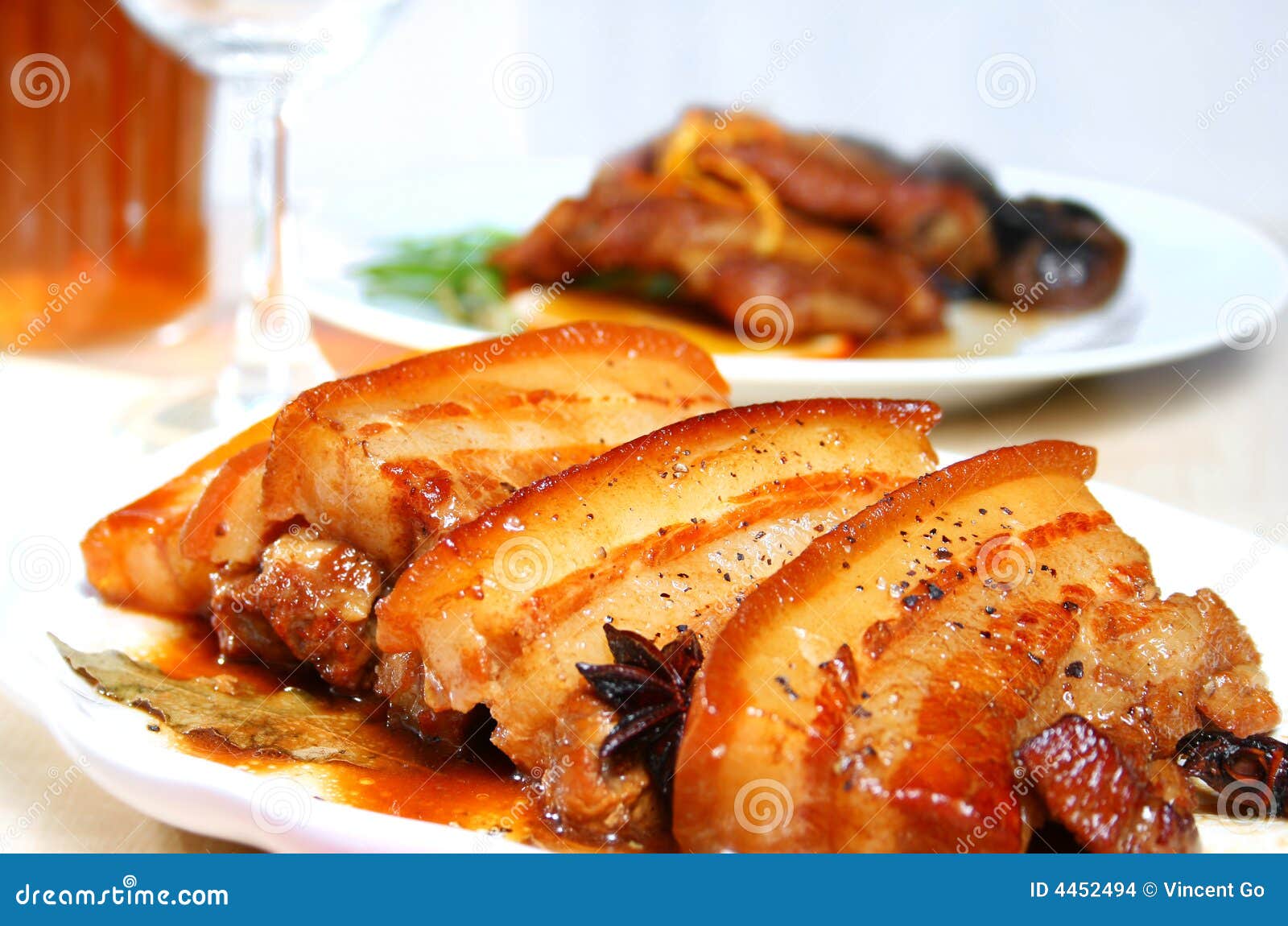 Stewed pork stock photo. Image of close, dining, pork - 4452494