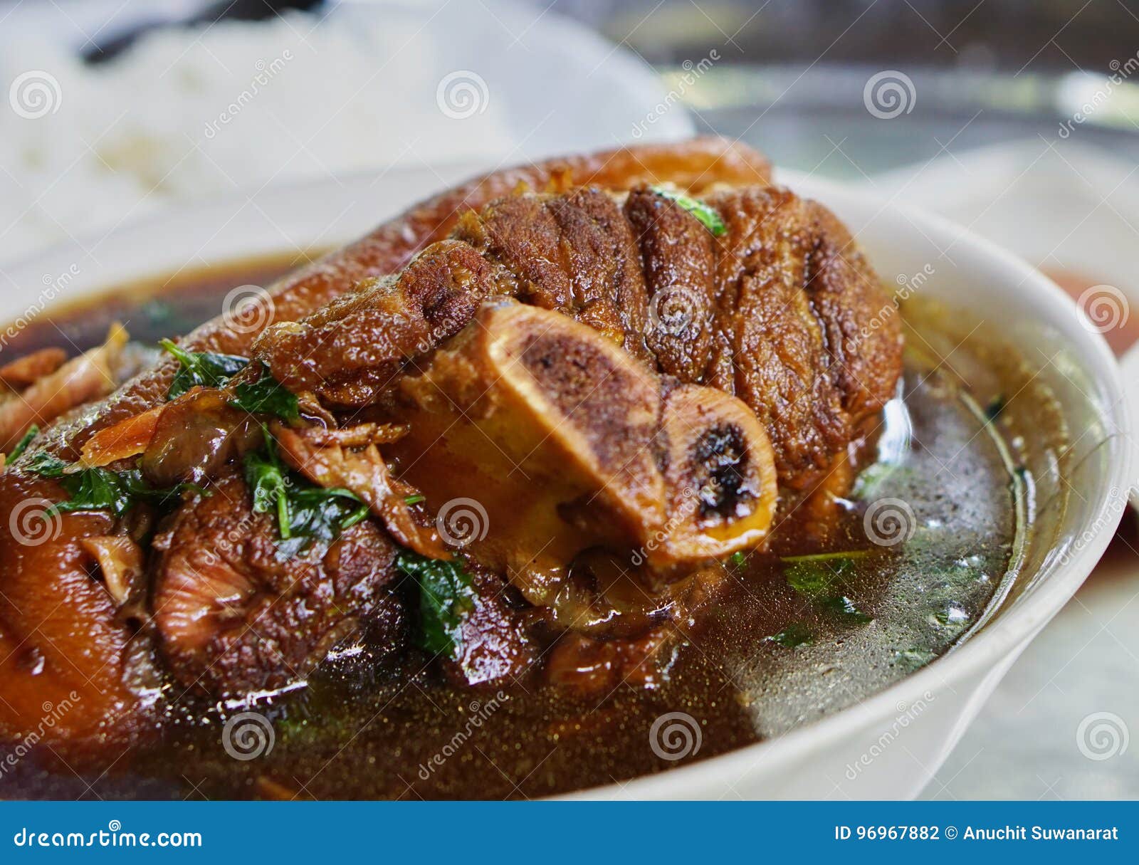 Stewed Pork Belly Thai Recipe Royalty-Free Stock Image | CartoonDealer ...