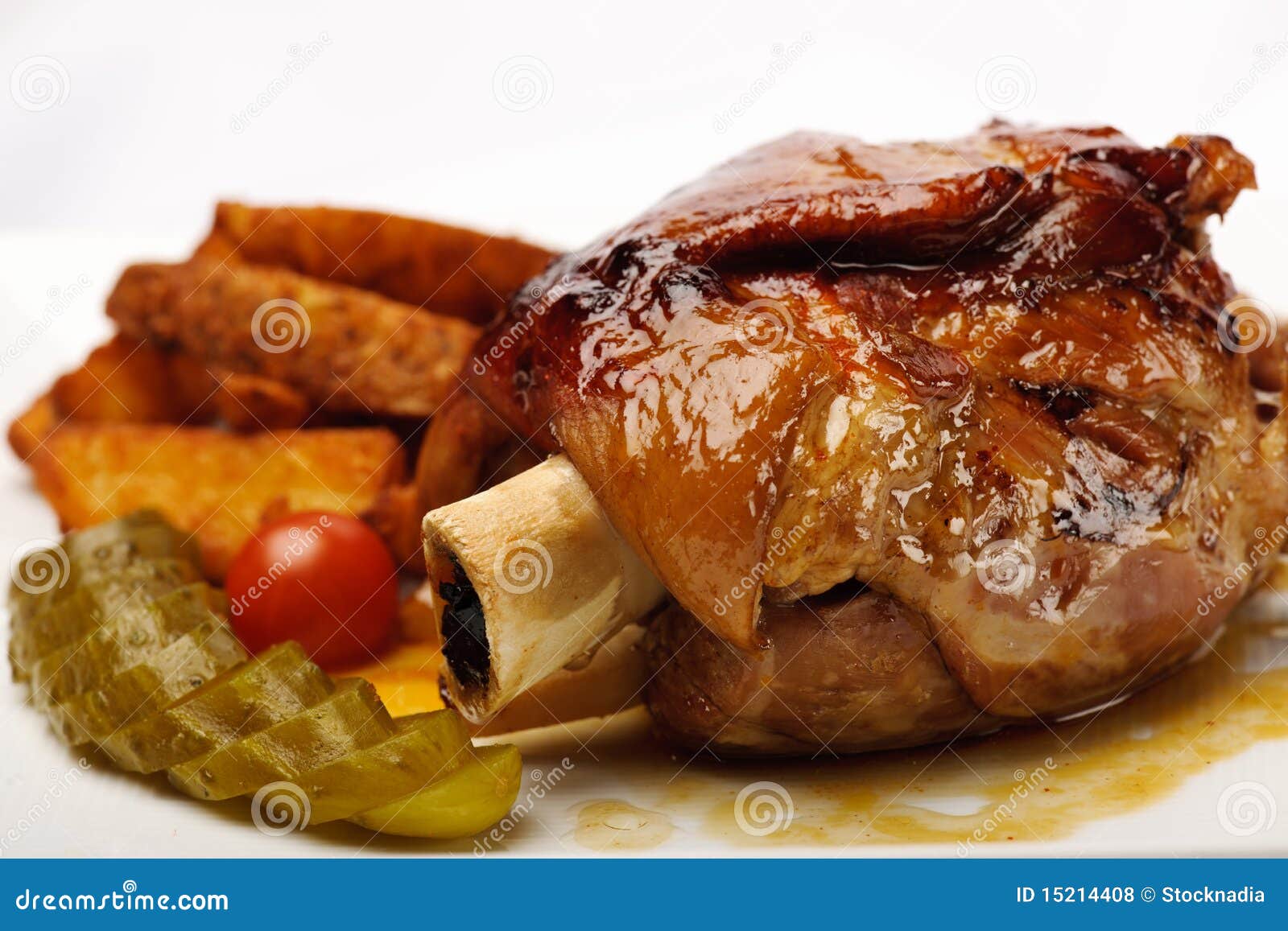 Stewed pork leg stock photo. Image of gourmet, seasoning - 15214408