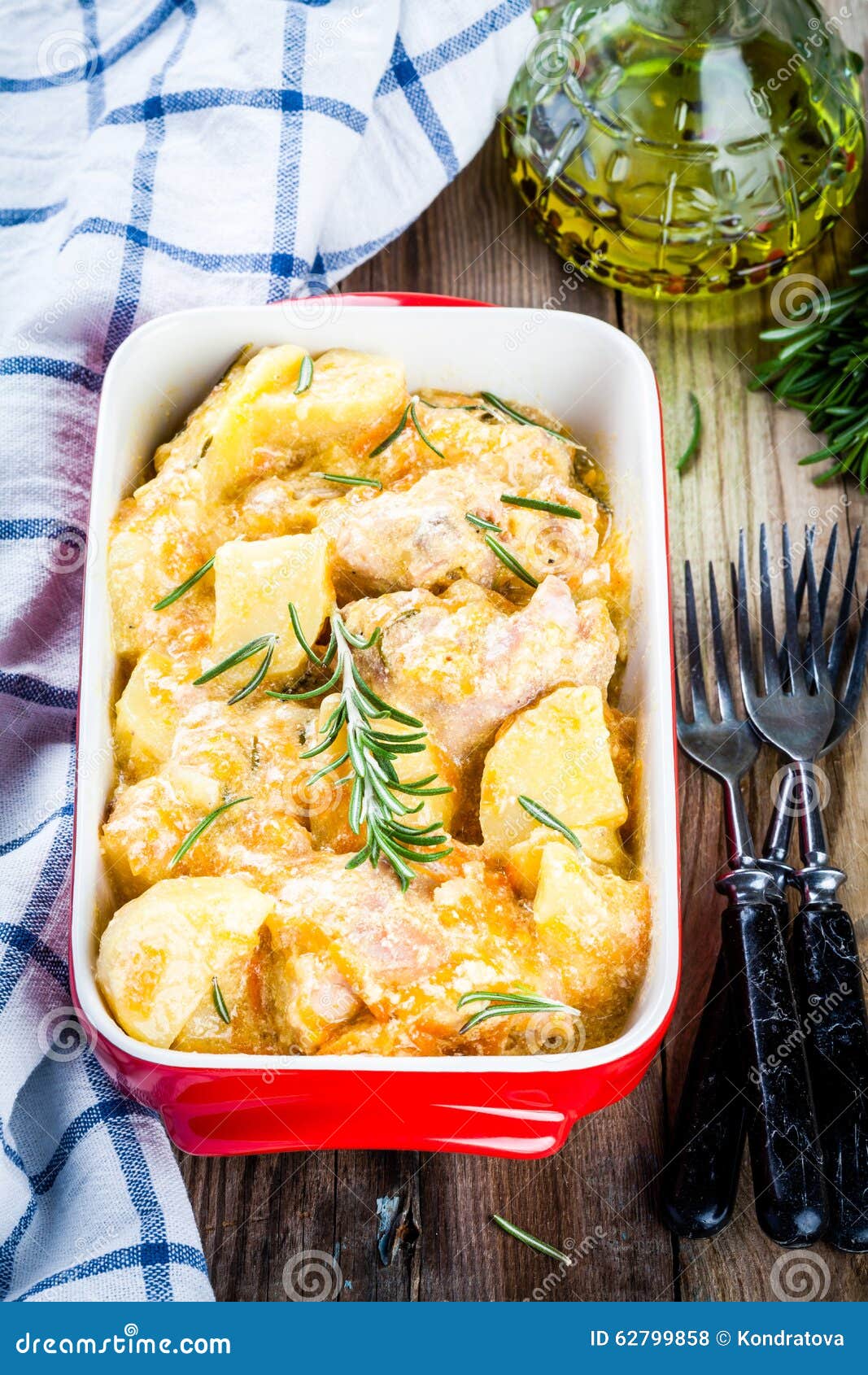 Stewed Rabbit with Potatoes Stock Photo - Image of meat, meal: 62799858