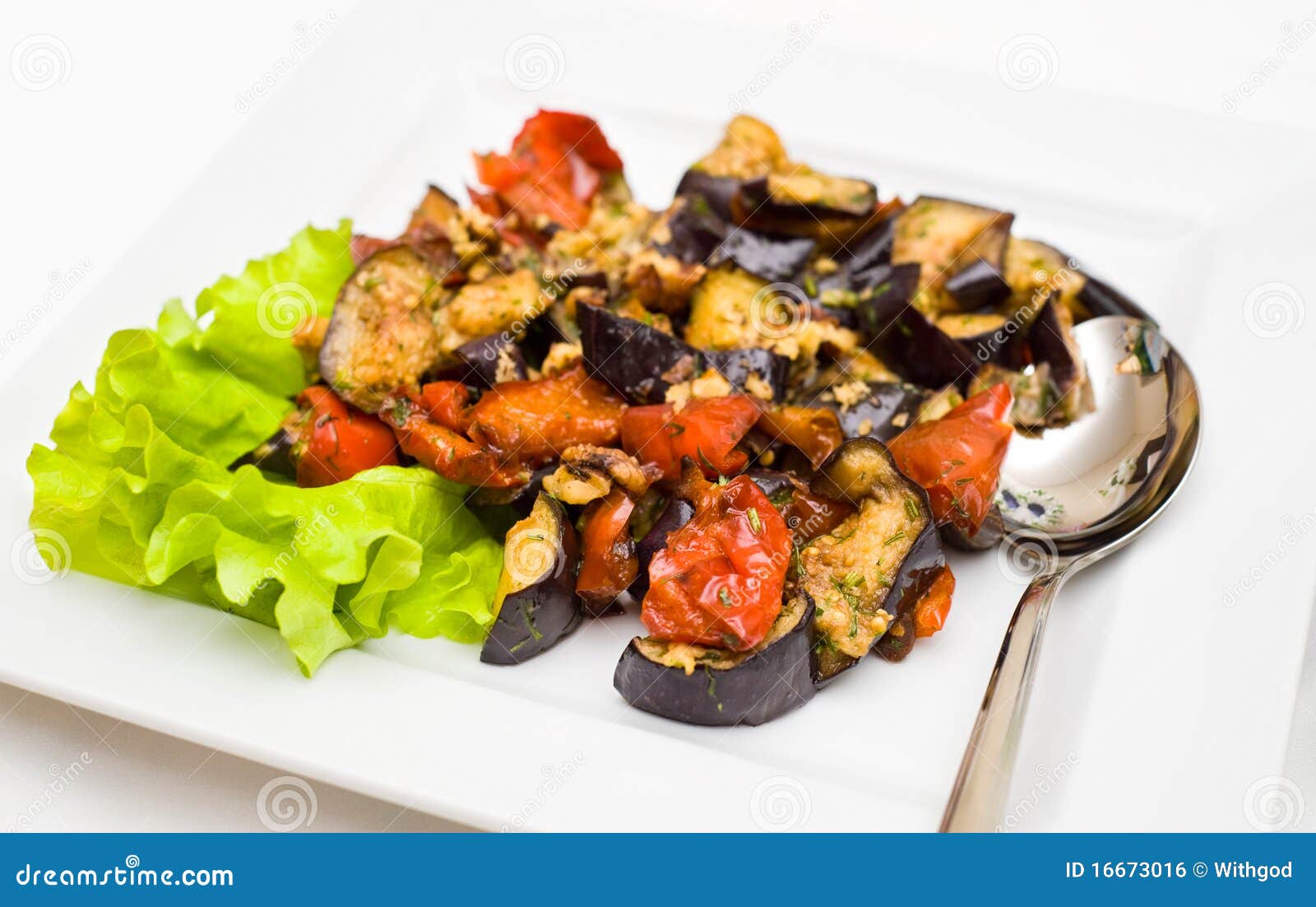 Stewed vegetables stock photo. Image of lettuce, served - 16673016