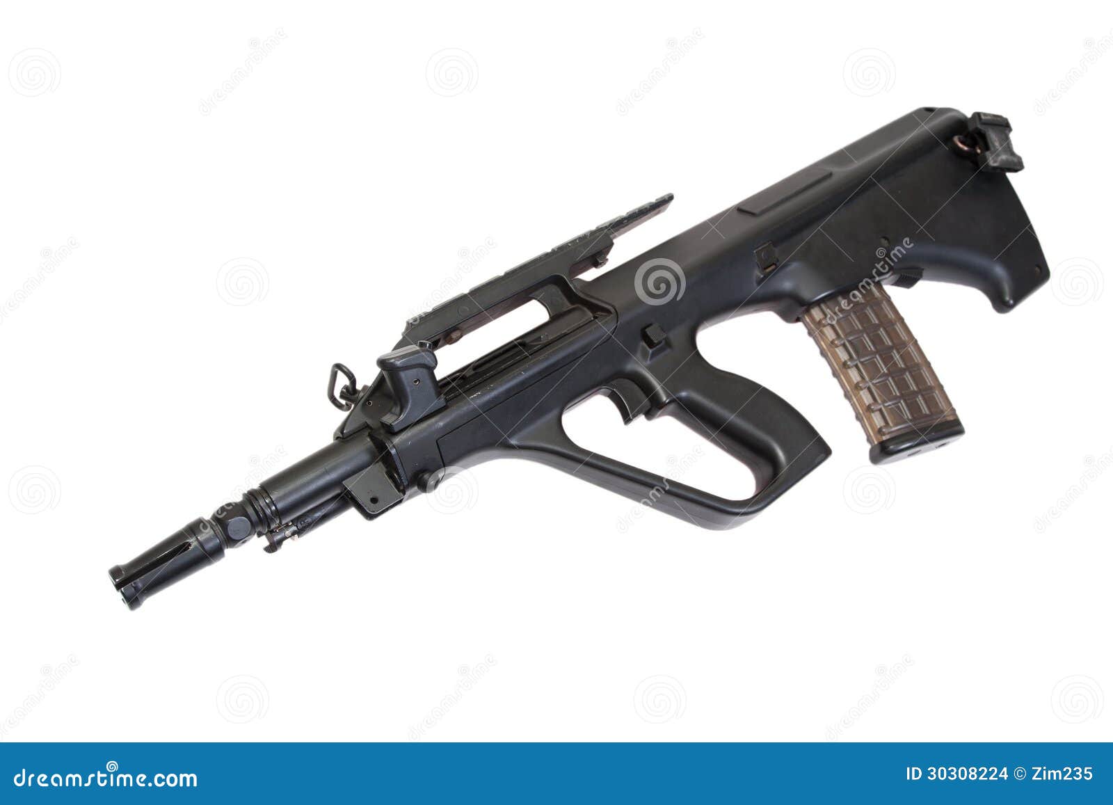 Steyer Aug assault rifle stock photo. Image of semiautomatic - 30308224