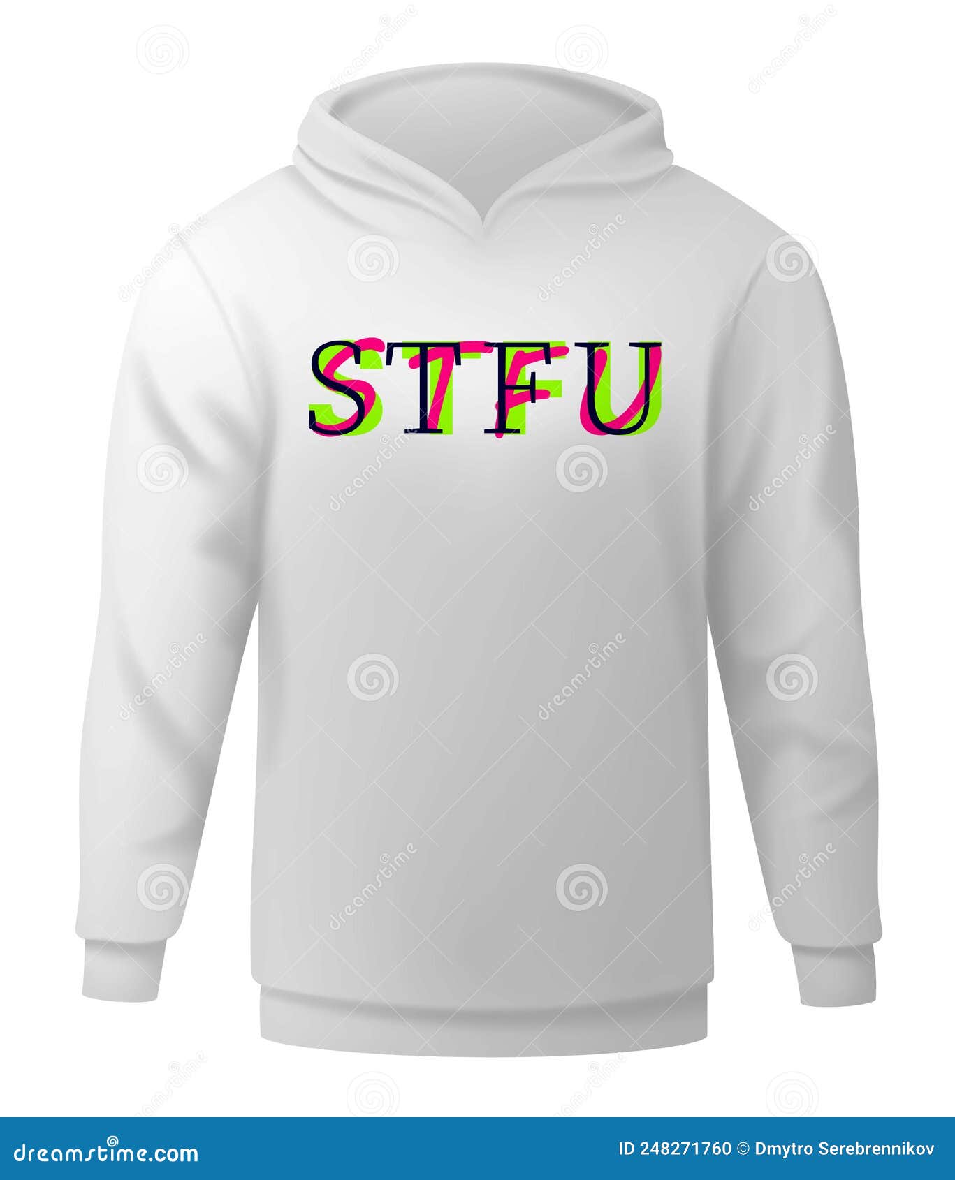 STFU in Mass Fonts Style . Editable Illustration Stock Vector ...