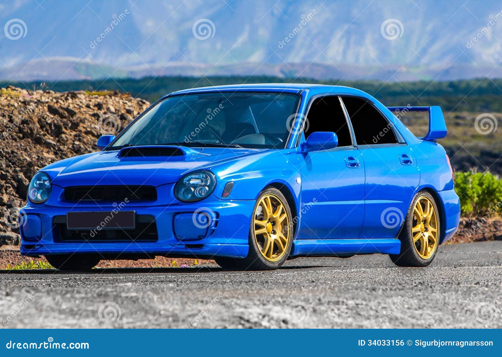 STI de Subaru Impreza foto de archivo. Imagen de coche - 34033156