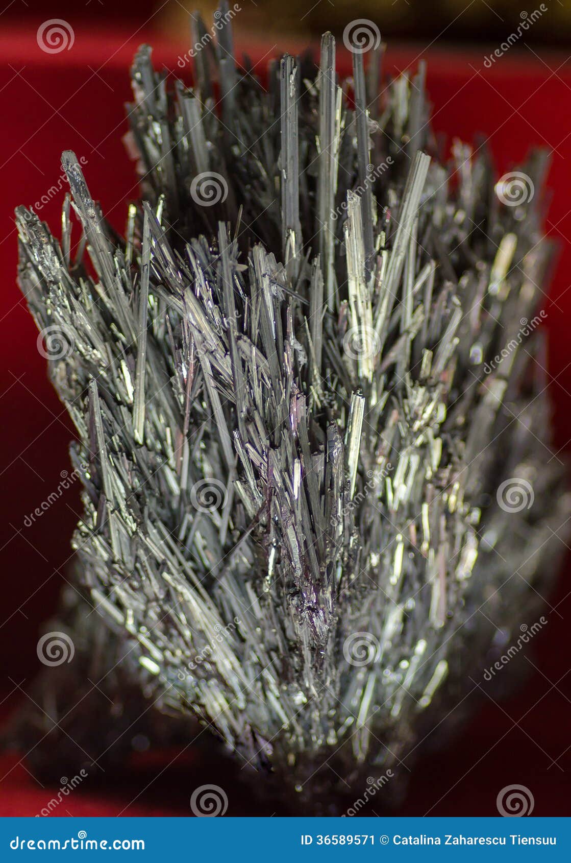 Stibnite stock image. Image of crystallizes, minerals - 36589571