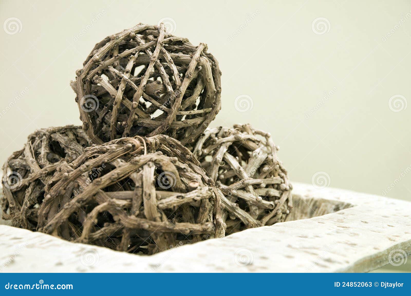 Stick ball decoration stock image. Image of wooden, traditional - 24852063