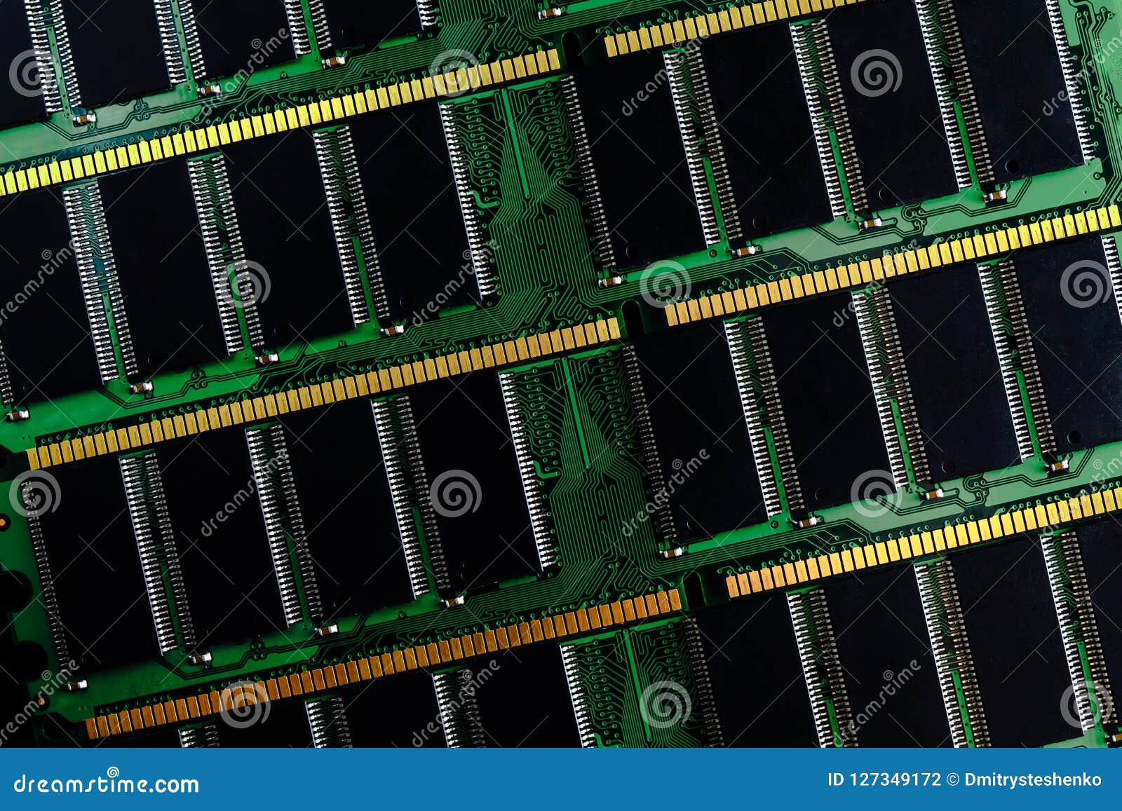 Stick of Computer Random Access Memory. Ram Stock Photo - Image of ...