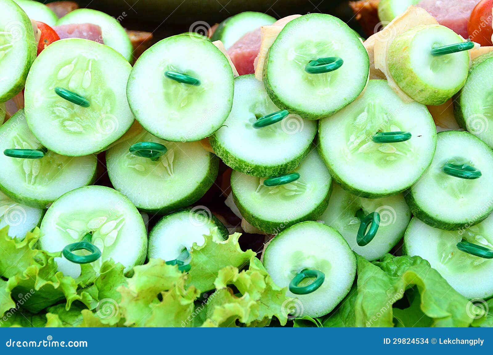 Stick cucumber slice stock photo. Image of cucumber, salad - 29824534