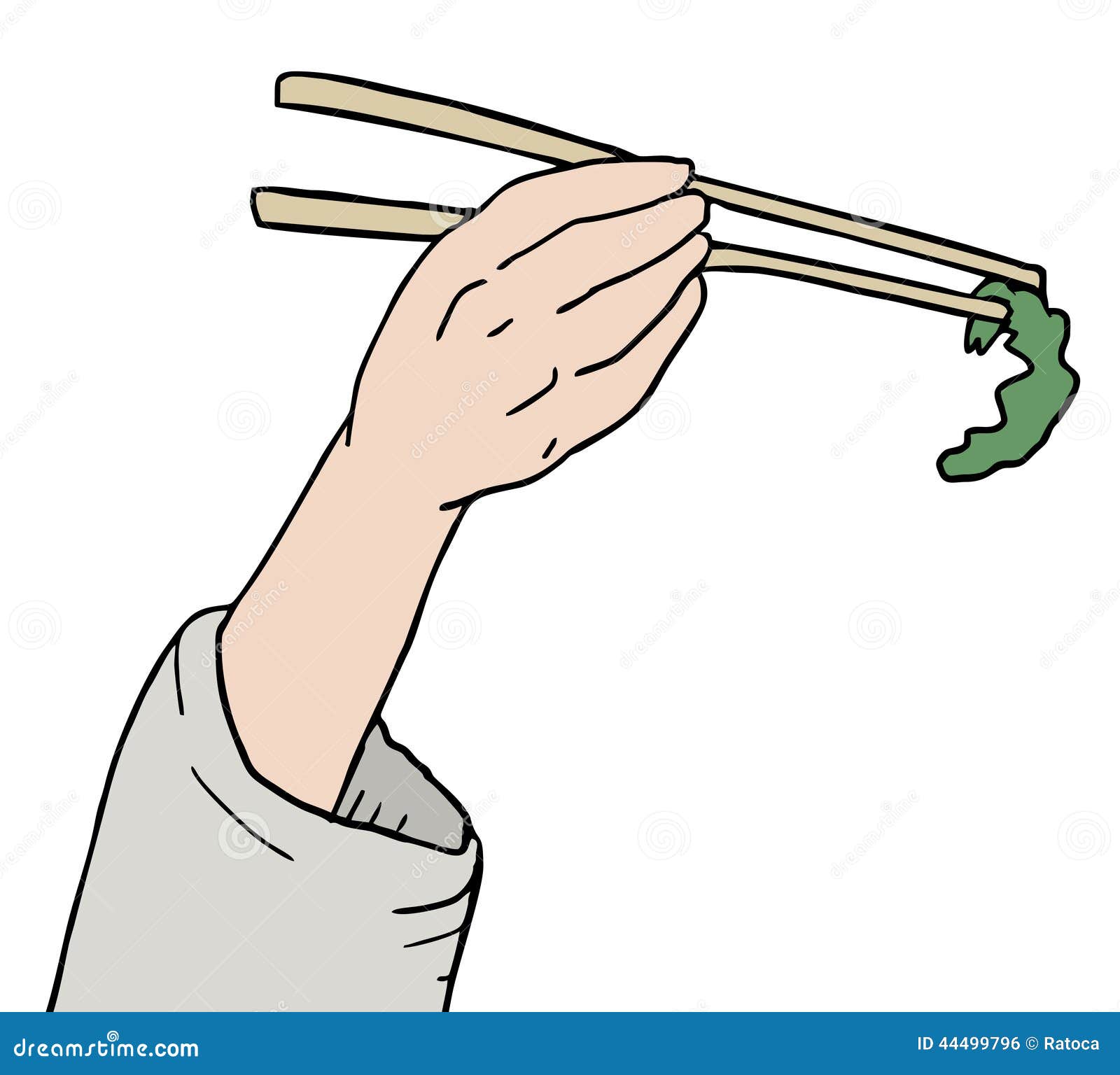 Stick eat stock vector. Illustration of lunch, asia, pair - 44499796