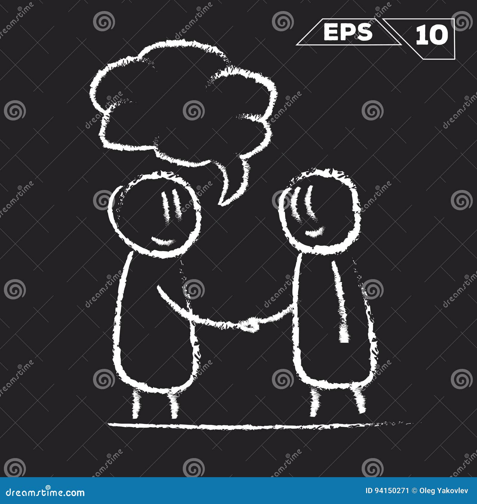 Handshake Stick Figure Man Side View Poses Postures Vector Icon Set ...