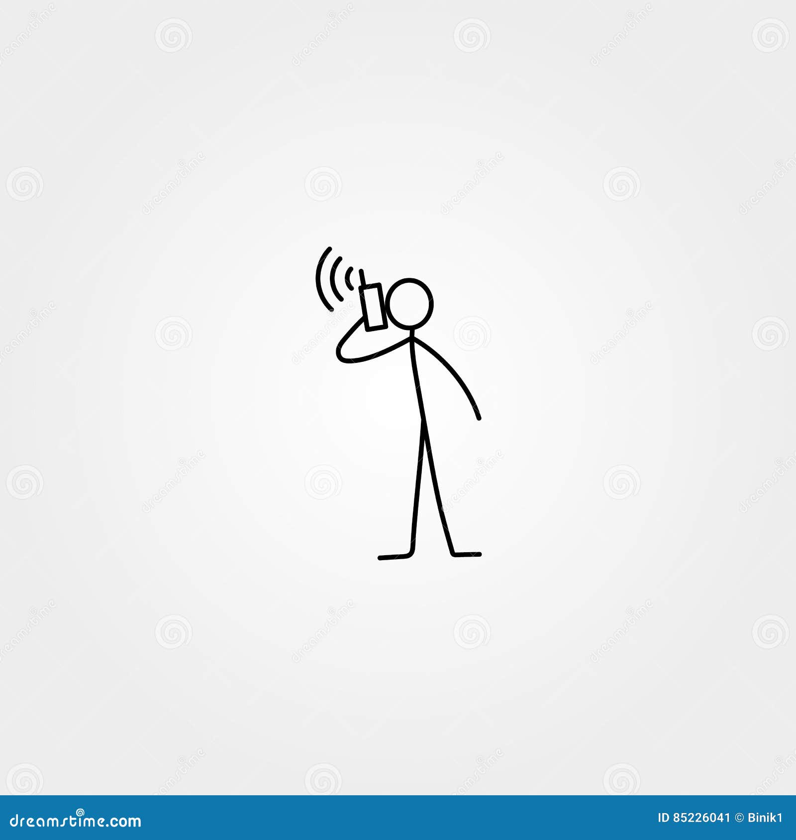 Stick Figure Icon Vector Man Stock Vector - Illustration of design ...