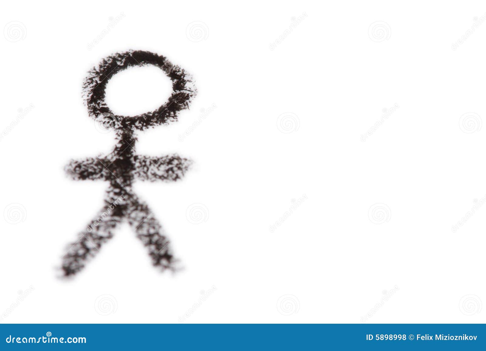 Stick Figure Man stock photo. Image of draw, white, stick - 5898998
