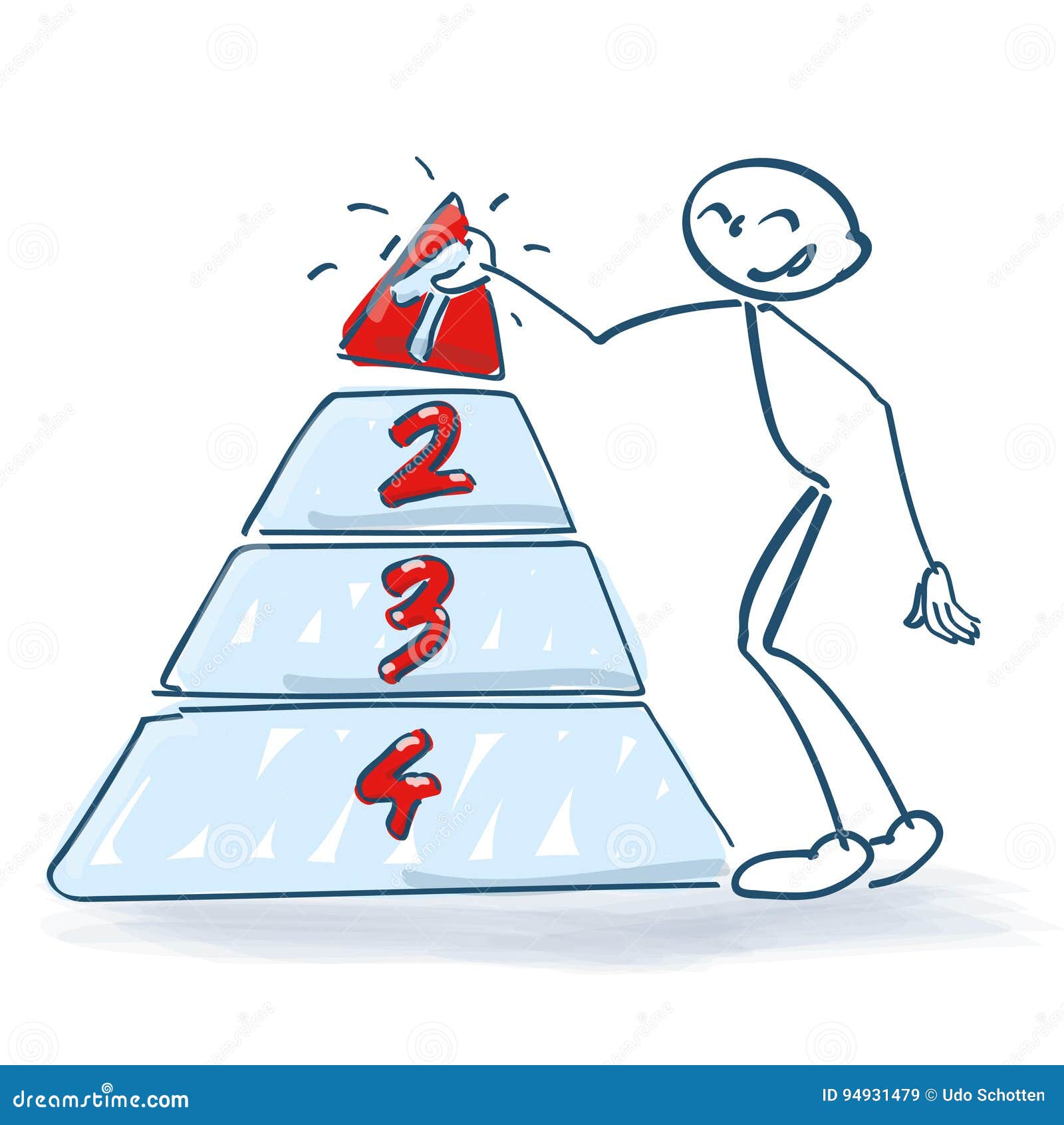 Stick Figure Pyramid Numbers Stock Illustrations – 2 Stick Figure ...