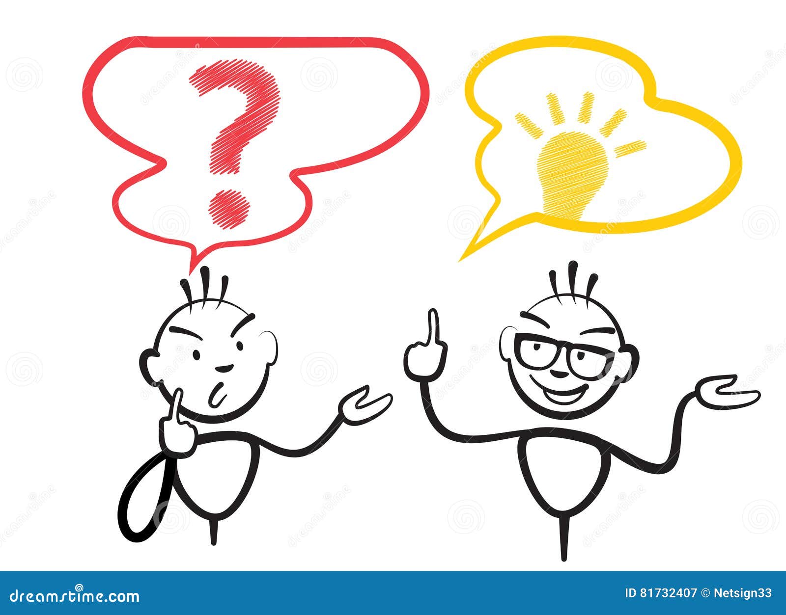 Stick Figure Question Mark And Idea Cartoon Vector | CartoonDealer.com ... Stick Figure Question Mark And Idea Cartoon Vector | CartoonDealer.com ...