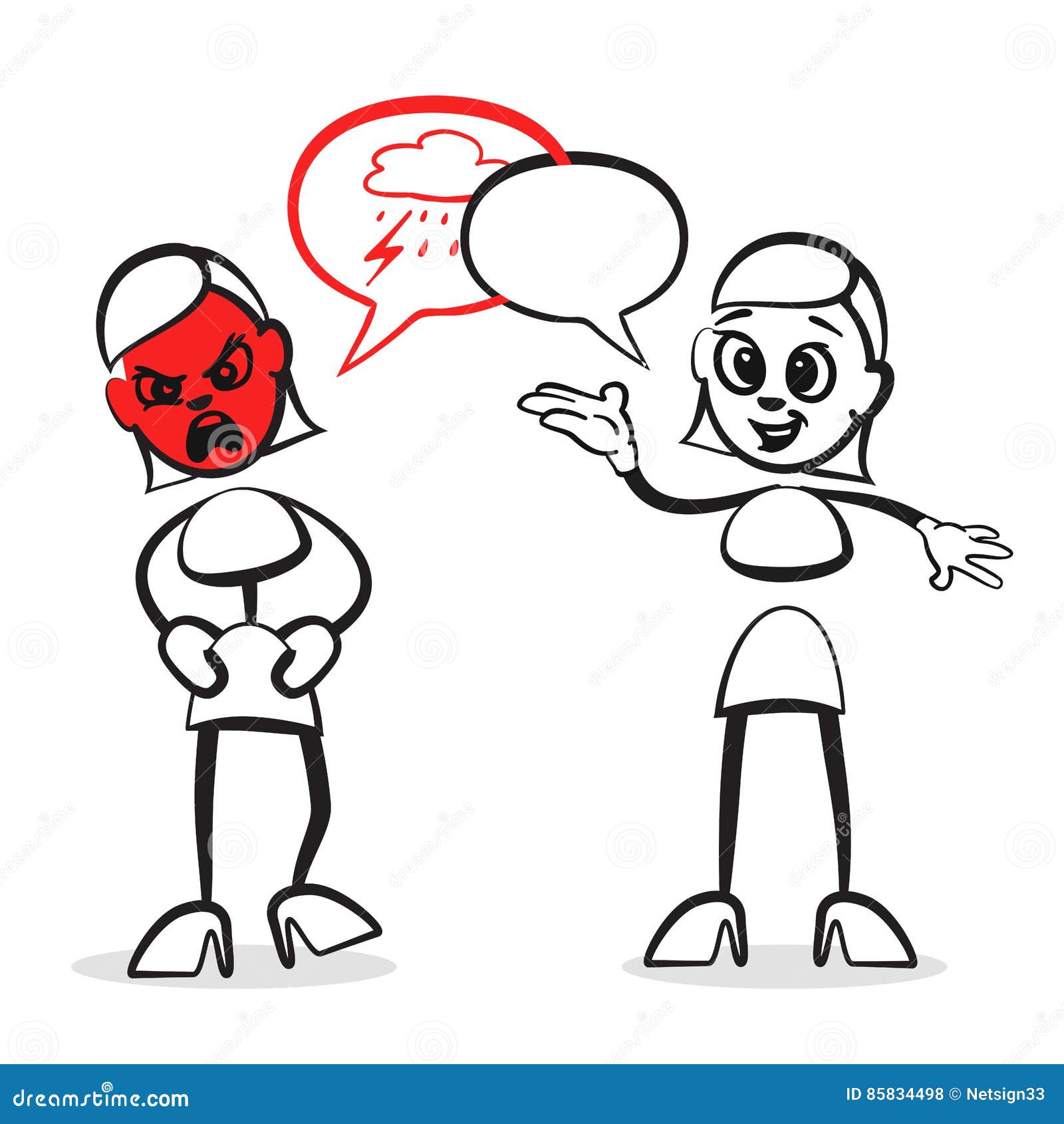 Stick Figure Series Emotions - Coaching Stock Vector - Illustration of ...