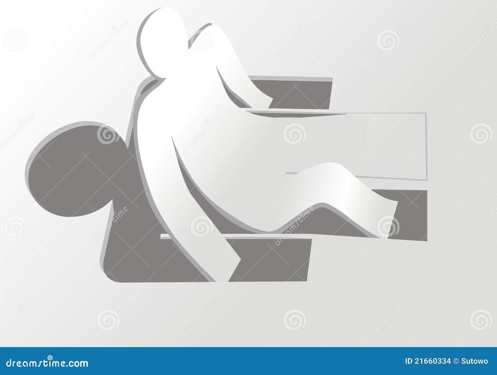 Stick figure wake up stock vector. Illustration of resuscitated - 21660334