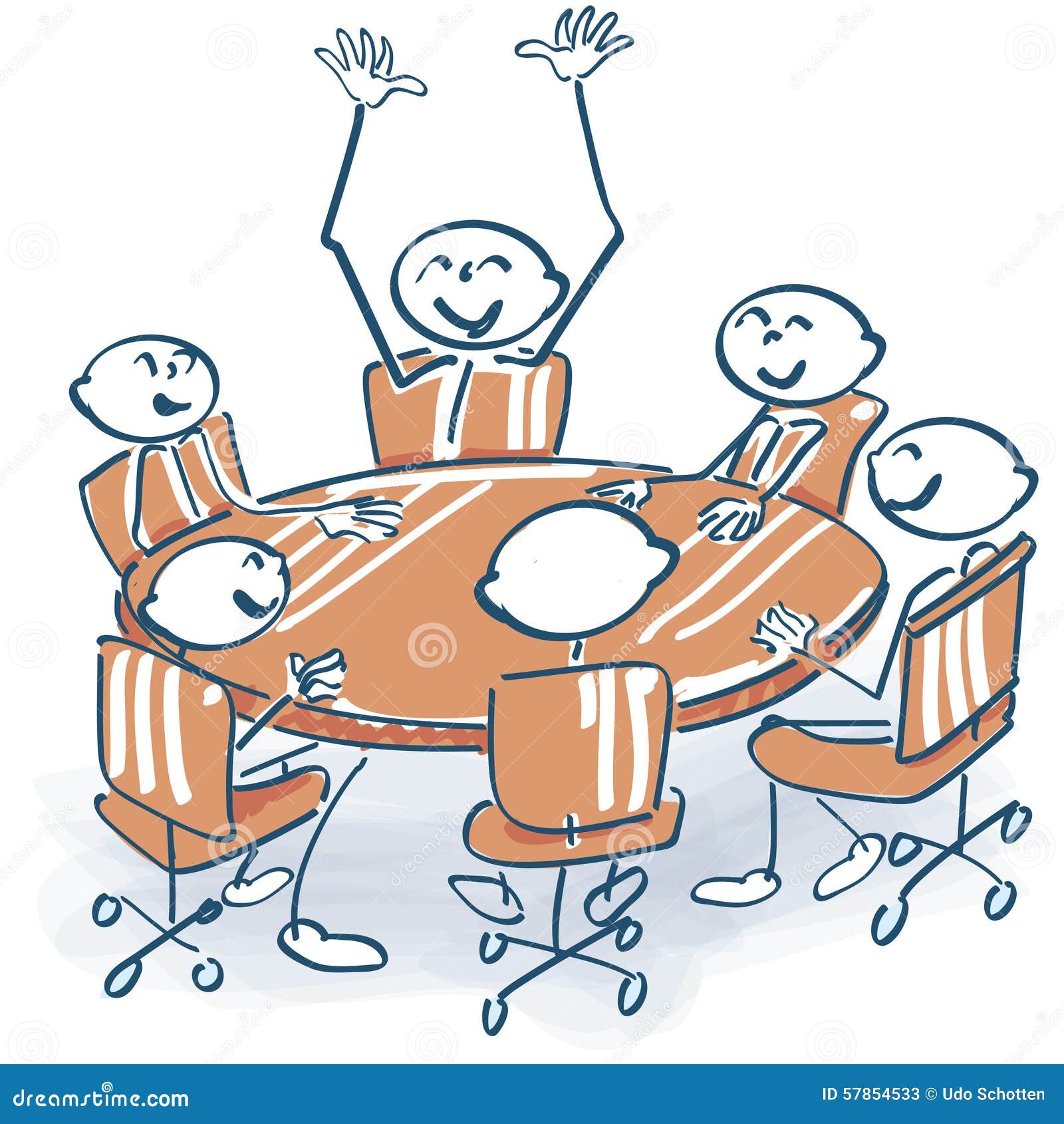 Stick Figures at a Conference Stock Vector - Illustration of goals ...