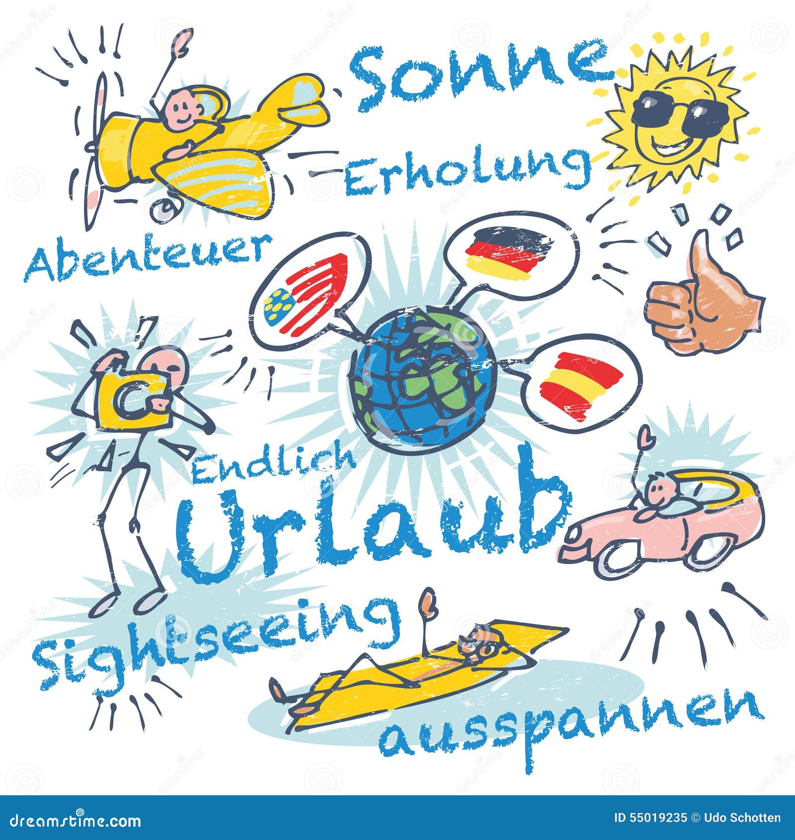 Stick Figures on Holidays Around the World Stock Vector - Illustration ...