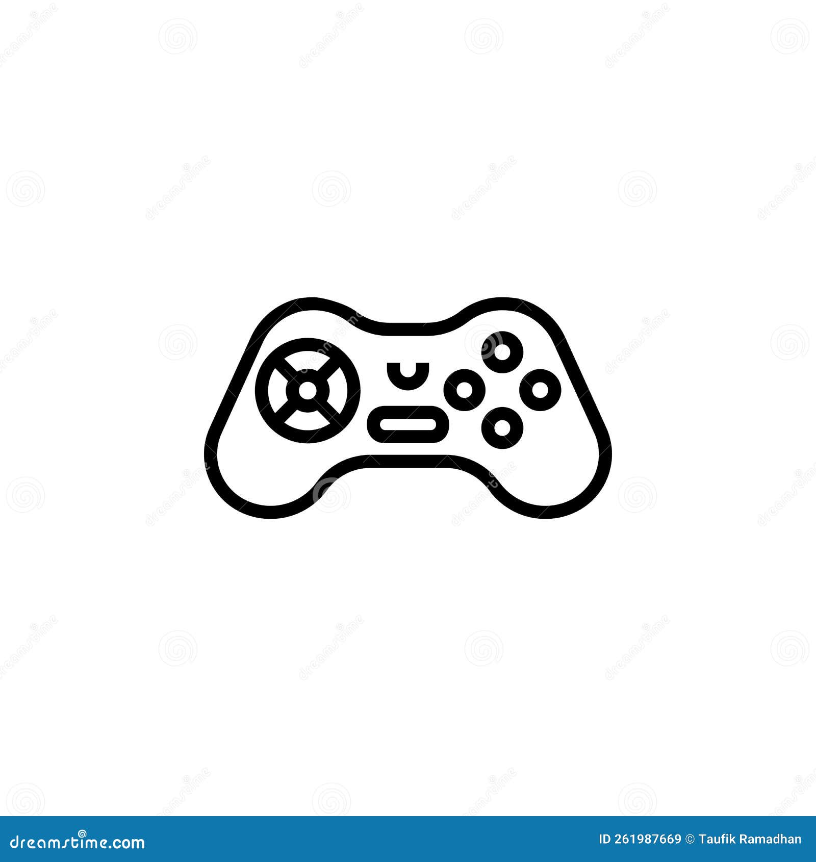 Stick Game Vector Icon. Computer Component Icon Outline Style. Perfect ...
