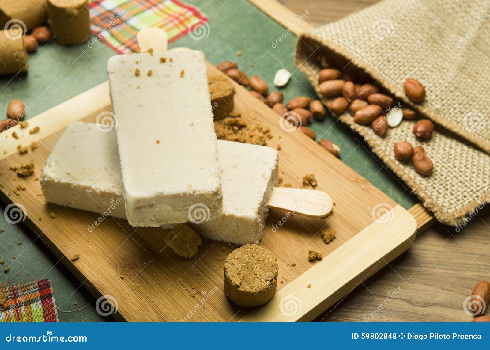 Stick ice cream stock photo. Image of delicious, slices - 59802848