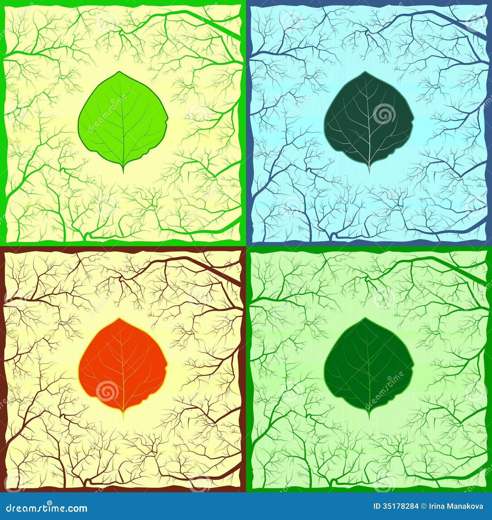 Stick and leaf stock vector. Illustration of plant, pattern - 35178284