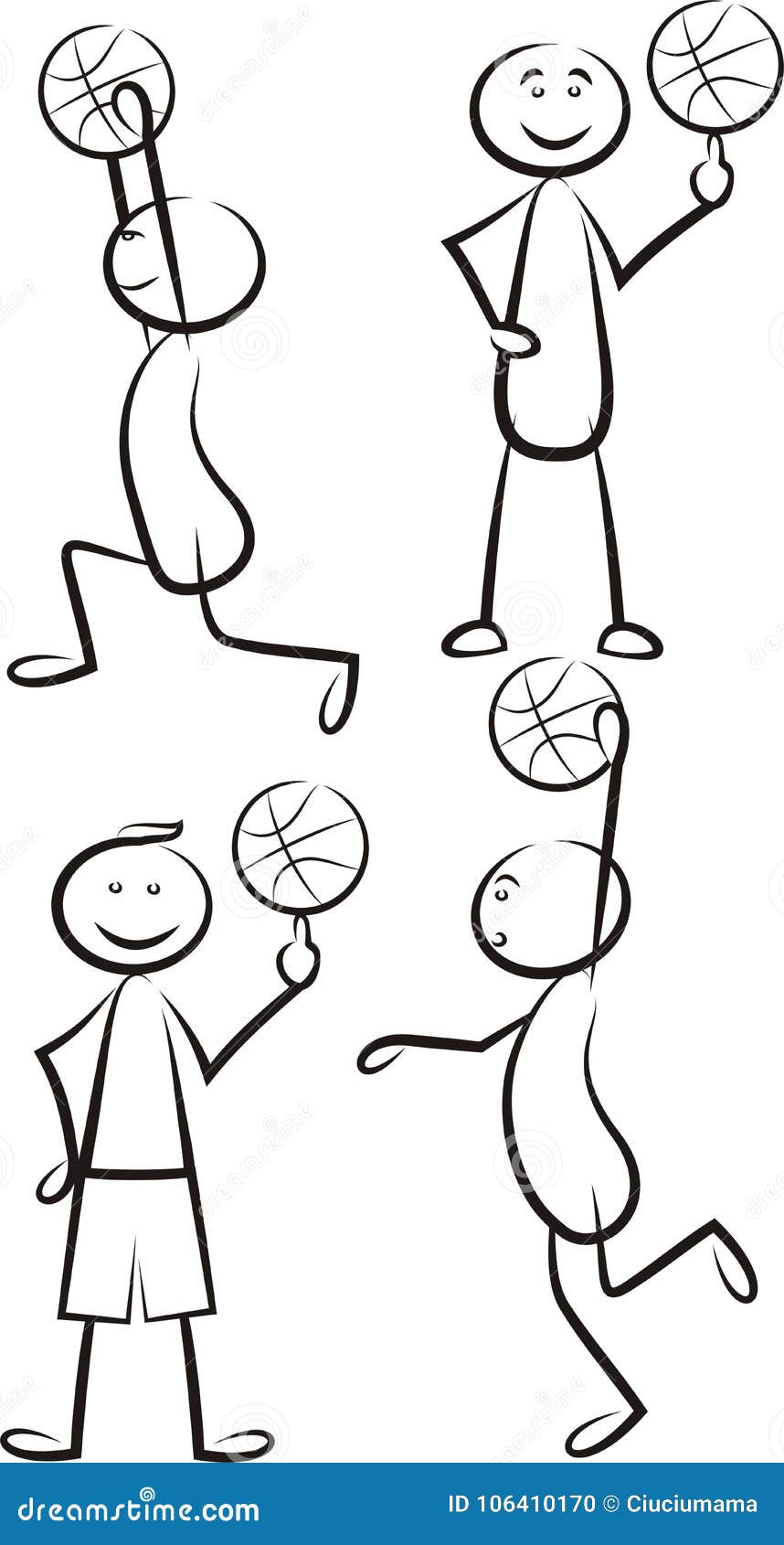 Stick Man Basketball