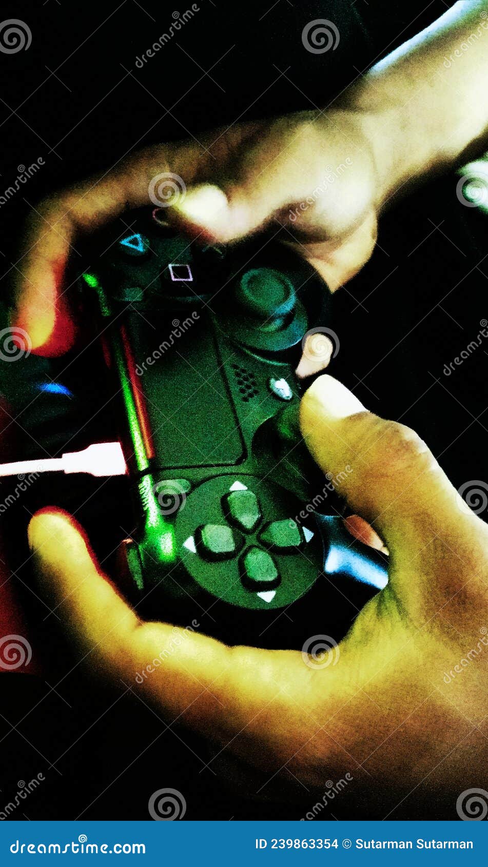 Stick ps4 main game editorial stock image. Image of green - 239863354