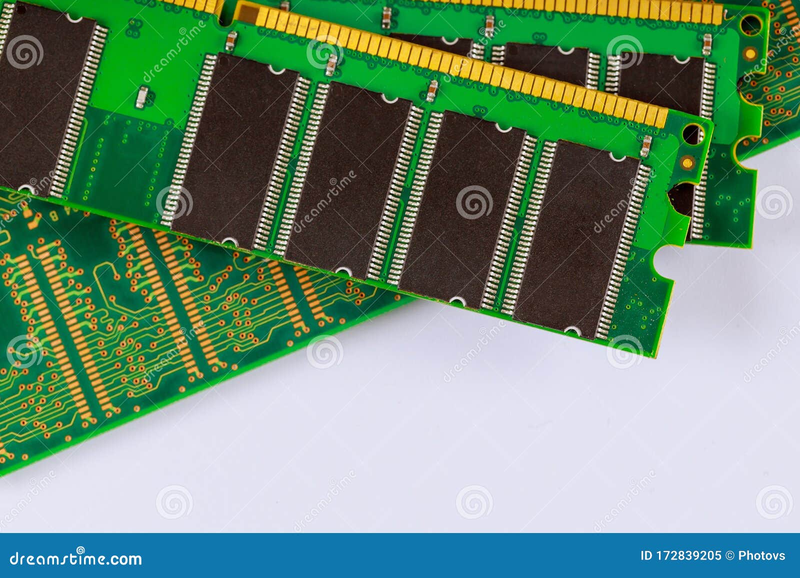 Stick of RAM Memory on Computer Stock Image - Image of card, megabyte ...