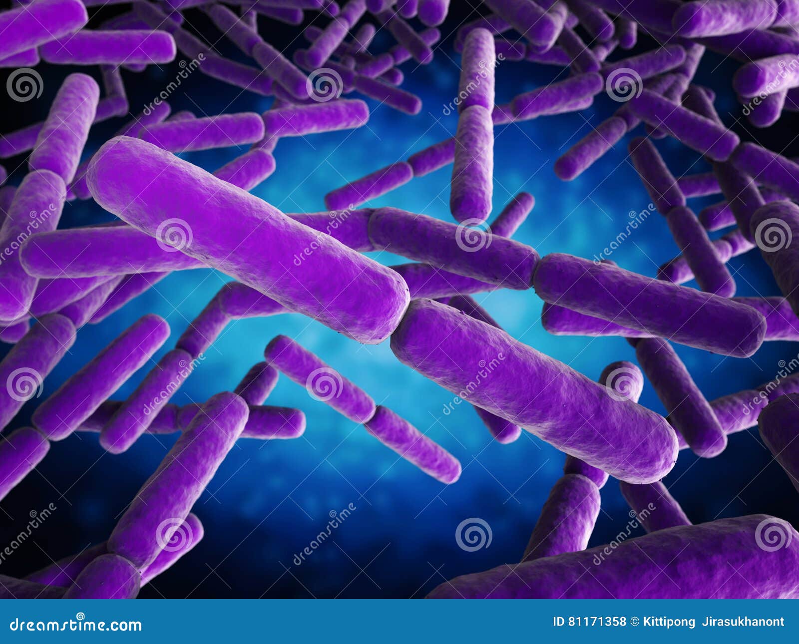 Stick shape bacteria cells stock illustration. Illustration of diseases ...