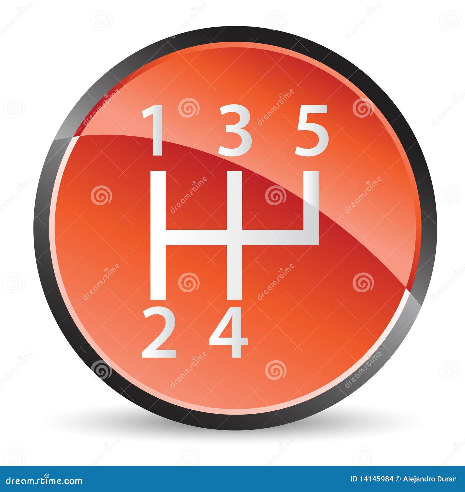 Stick Shift Cartoon Vector | CartoonDealer.com #4915751