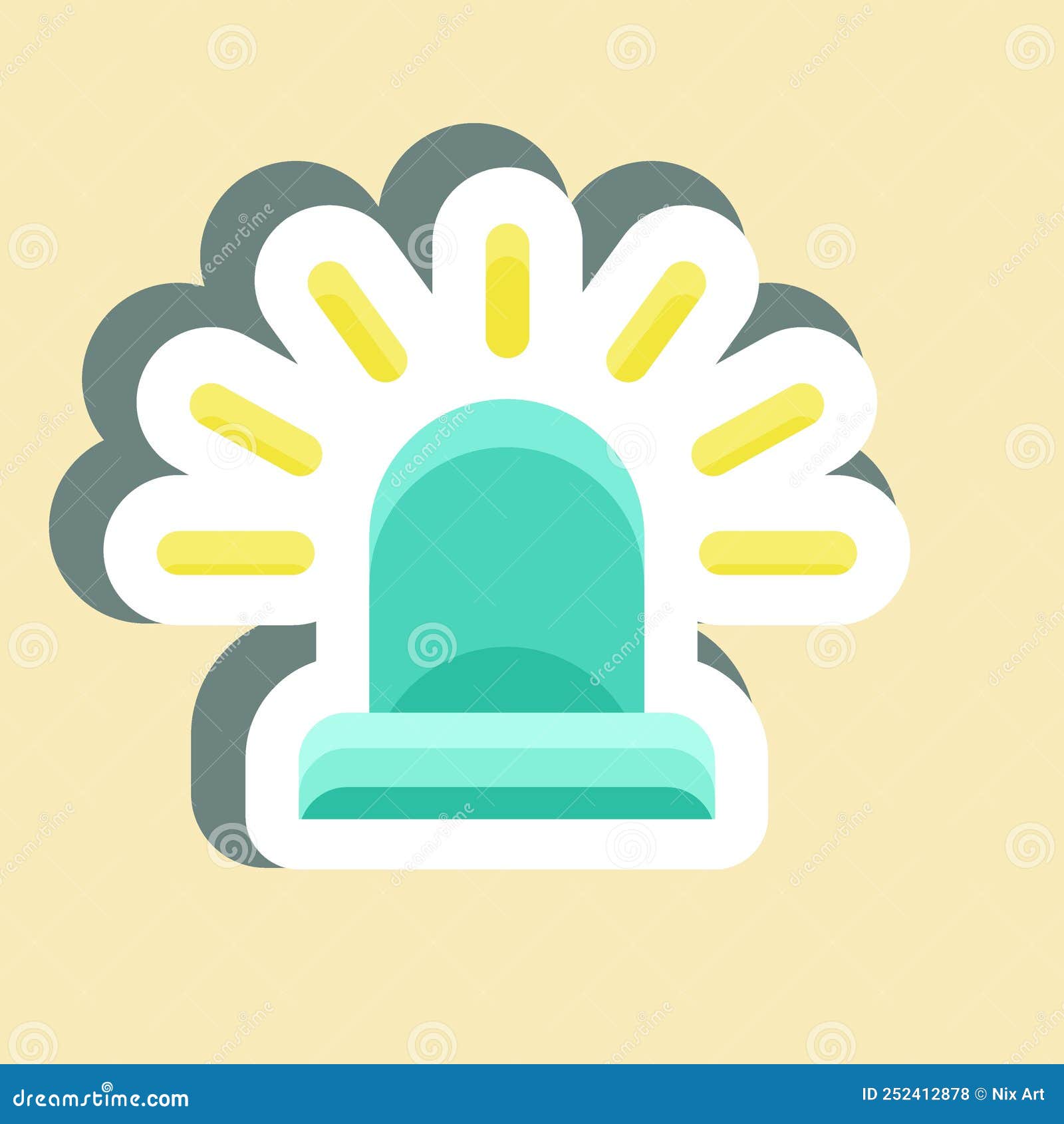 Sticker Alert. Suitable for Security Symbol. Simple Design Editable ...